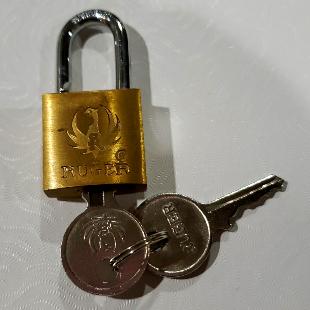 Gold Ruger Lock And Key - Gem